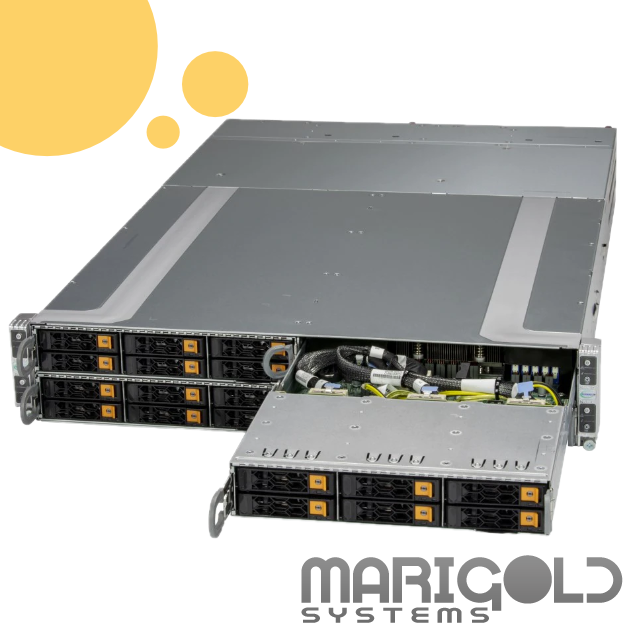 Supermicro Multi-Node GrandTwin A+ Server AS -2115GT-HNTR 2U Rack Moun ...