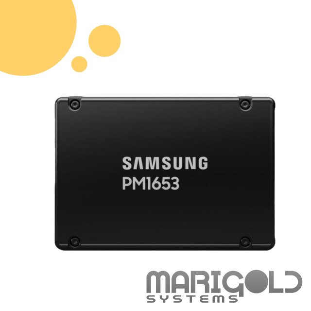 Samsung PM1653 3.84TB 24G SAS SSD MZILG3T8HCLS-00A07 – Marigold Systems